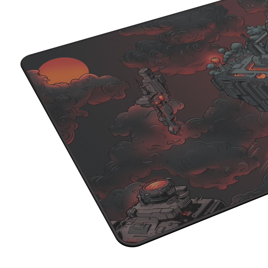 Floating Island Mousepad | Mighty Setup - Large Mousepad