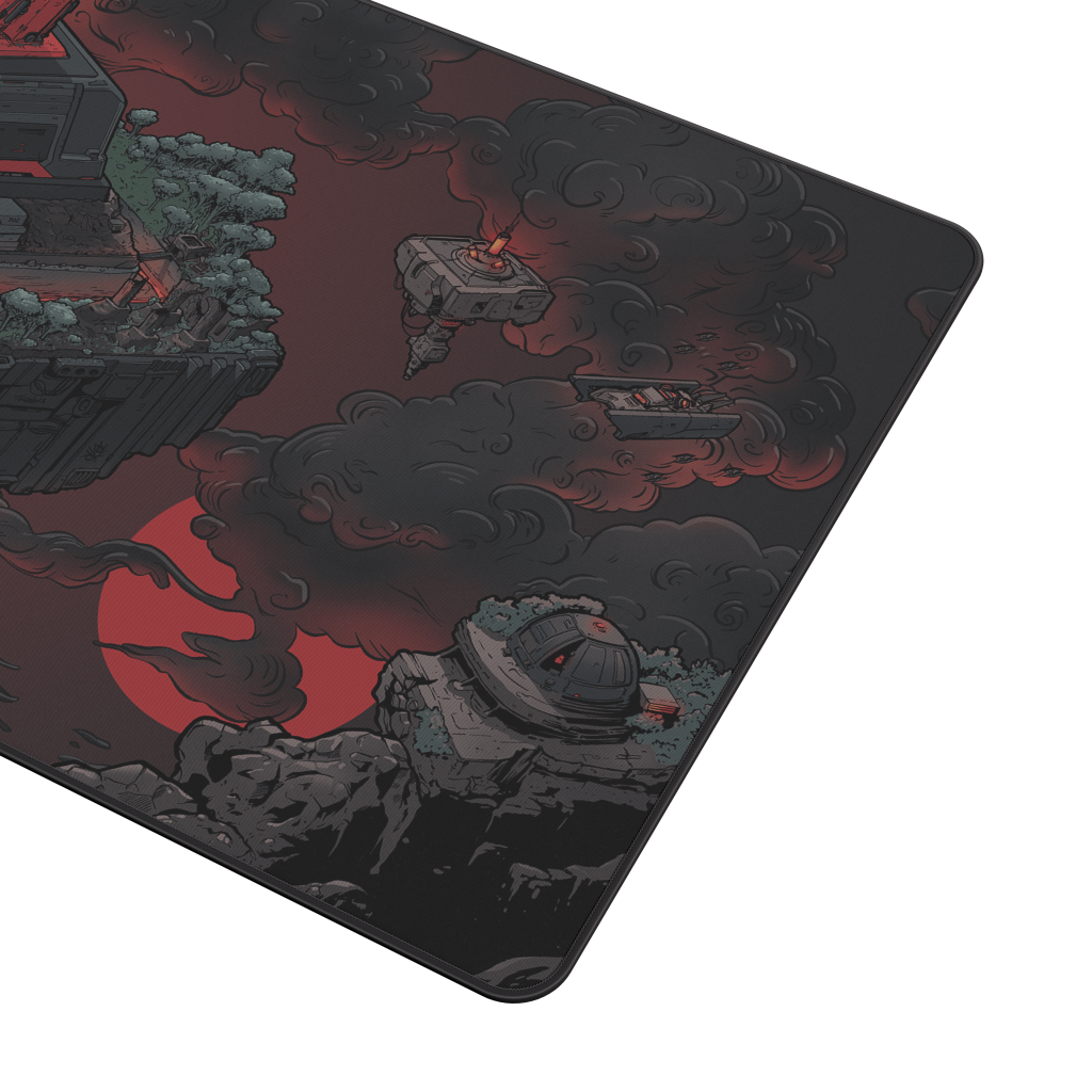 Floating Island Mousepad | Mighty Setup - Large Mousepad