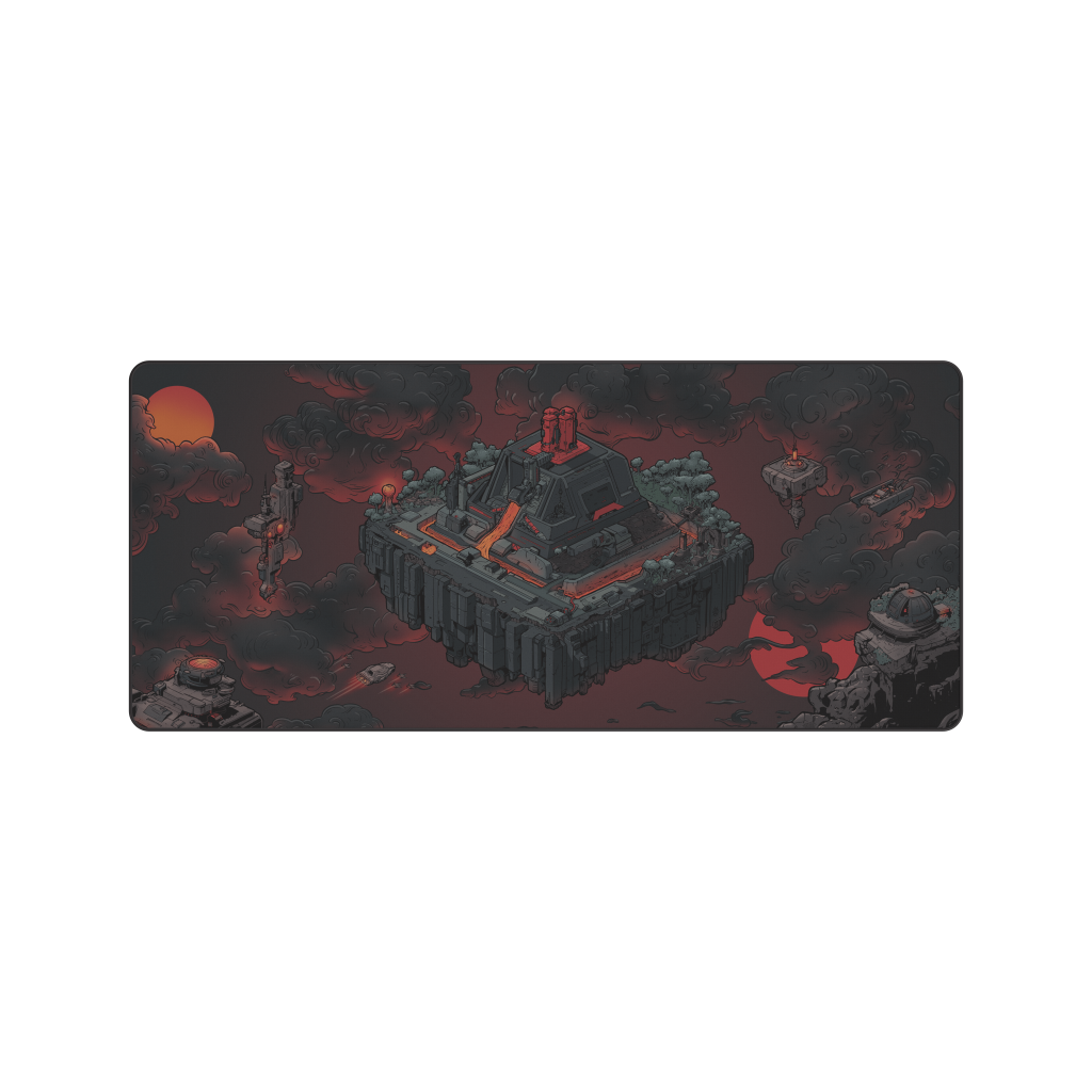 Floating Island Mousepad | Mighty Setup - Large Mousepad